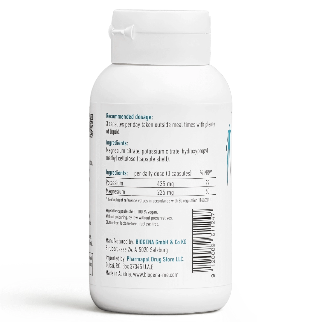 Biogena Potassium-Magnesium Formula: Support Muscle & Nerve Function ...
