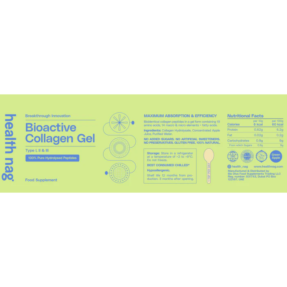 Bioactive Collagen Gel Green Apple – Diapointshop