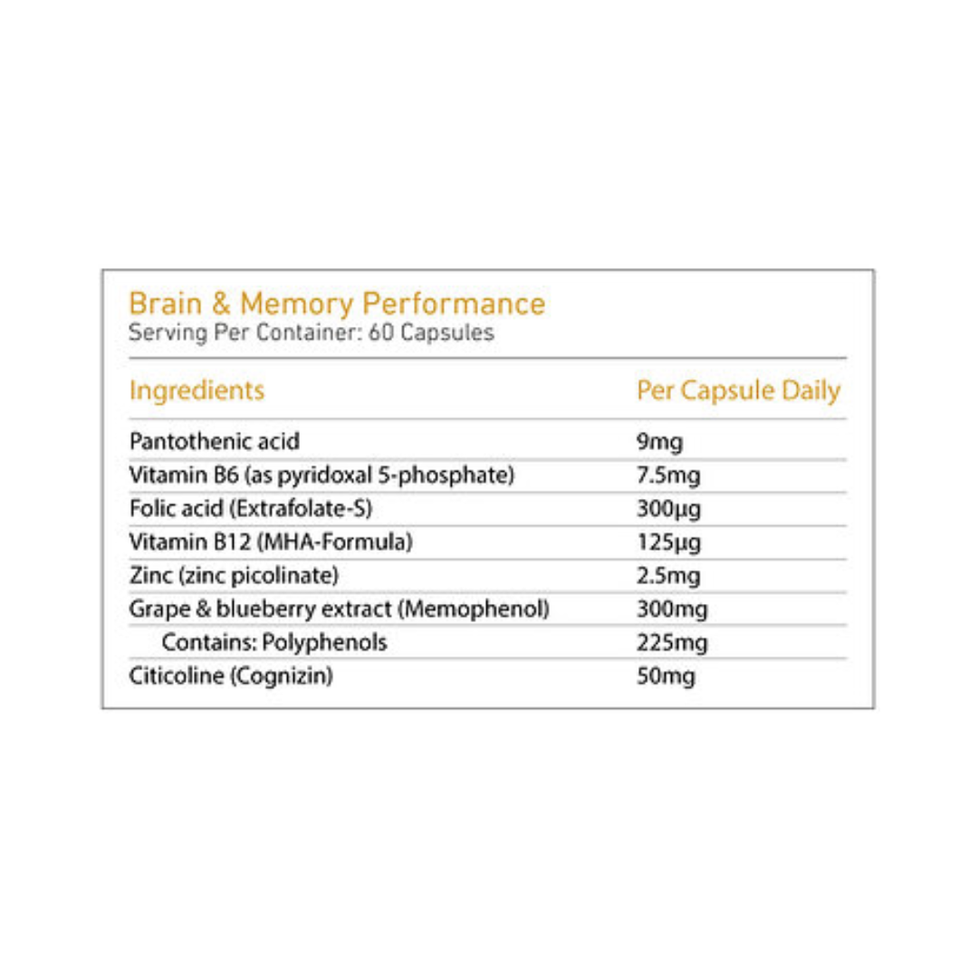 Biogena Brain Memory Performance – Diapointshop
